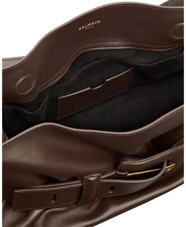 Balmain Anthem Medium Bag In Smooth Leather