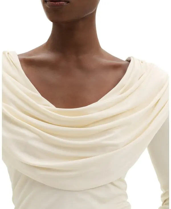 MALINA Signe Cowl Neck Jersey Top