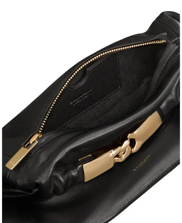 Balmain Dinner At 8 Small Smooth Leather Bag
