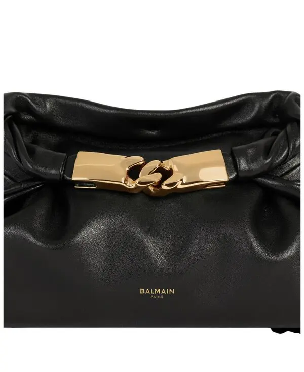 Balmain Dinner At 8 Small Smooth Leather Bag