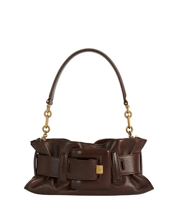 Balmain Anthem Mini Bag In Smooth Leather