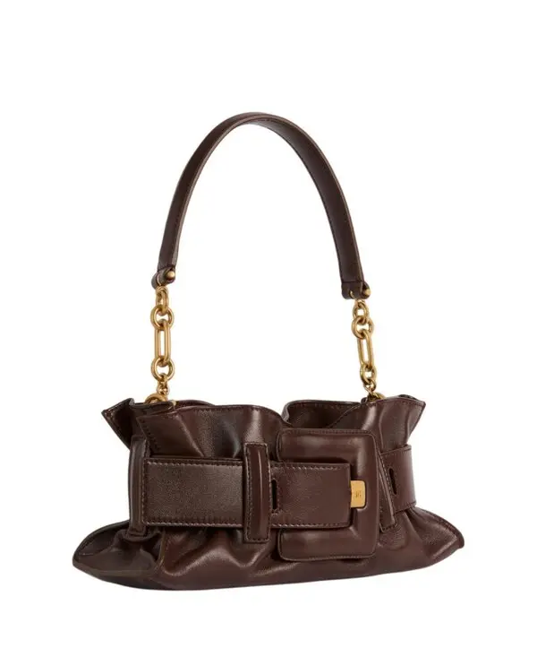 Balmain Anthem Mini Bag In Smooth Leather