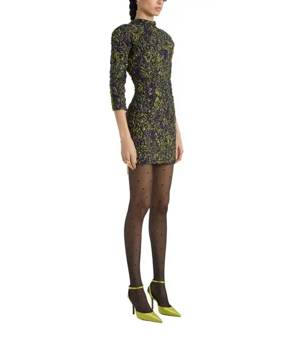 Balmain Cloque Jacquard Dress