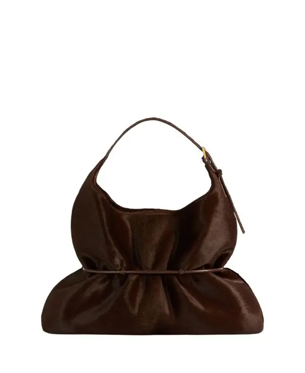 Balmain Sphynx Medium Bag In Pony-effect Leather