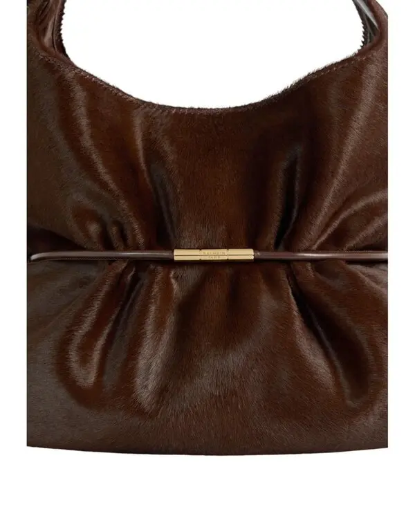 Balmain Sphynx Medium Bag In Pony-effect Leather