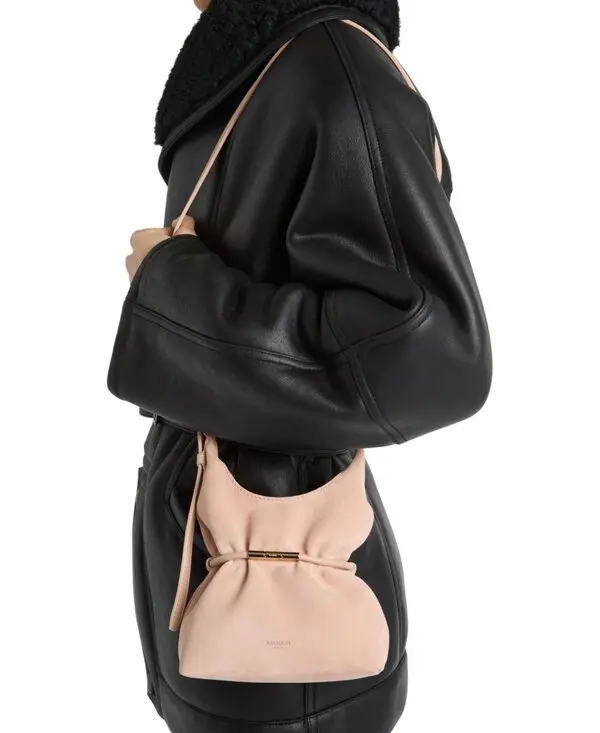 Balmain Sphynx Mini Bag In Suede