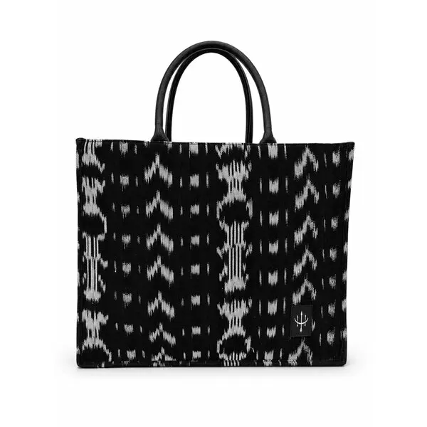 BELLA SOUL Grande Book Tote - Black/white