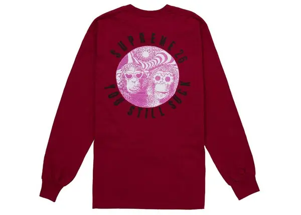 Supreme You Still S**k Long Sleeve Tee Shirt - Cardinal