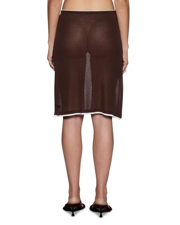 Ksubi Sott Layered Midi Skirt