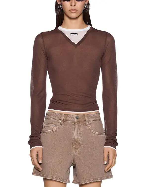Ksubi Sott Layered Long Sleeve Top