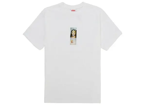 Supreme Prayer Card Box Logo Tee Shirt - White