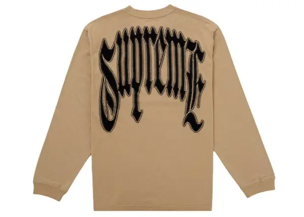 Supreme Intarsia Long Sleeve Top - Brown