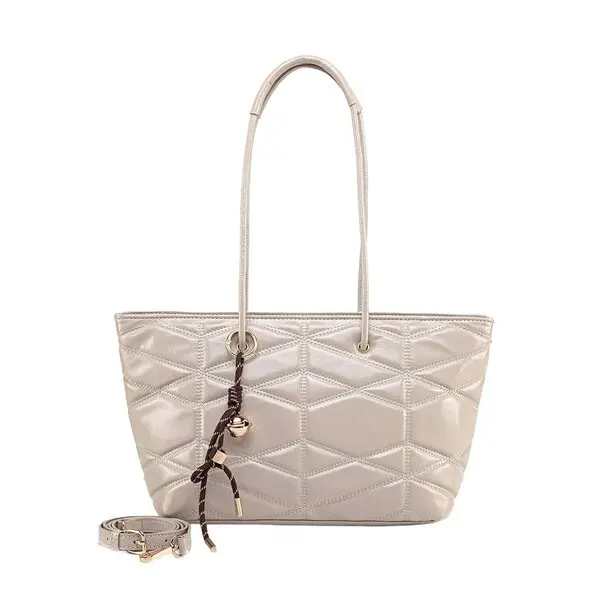 MKF COLLECTION - J'OMOR Neutrals Karen Tote Bag Taupe - Black