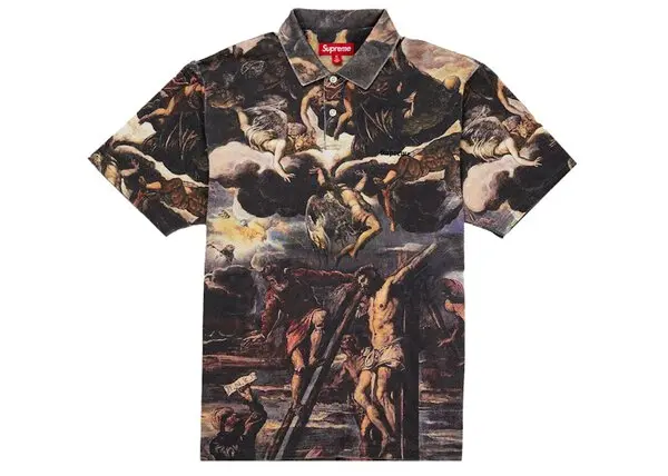 Supreme Crucifixion Polo Shirt - Multicolor