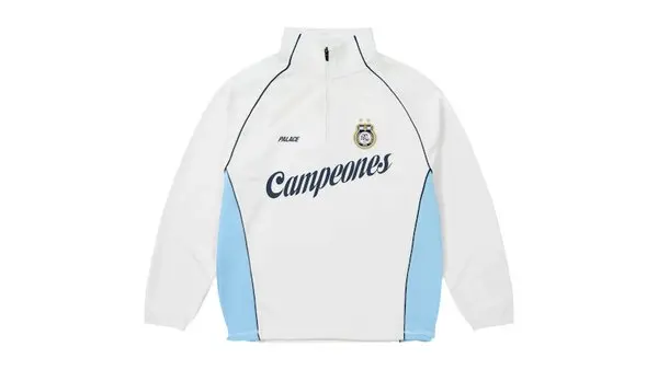 PALACE Copa 1/4 Zip Techy Fleece - White
