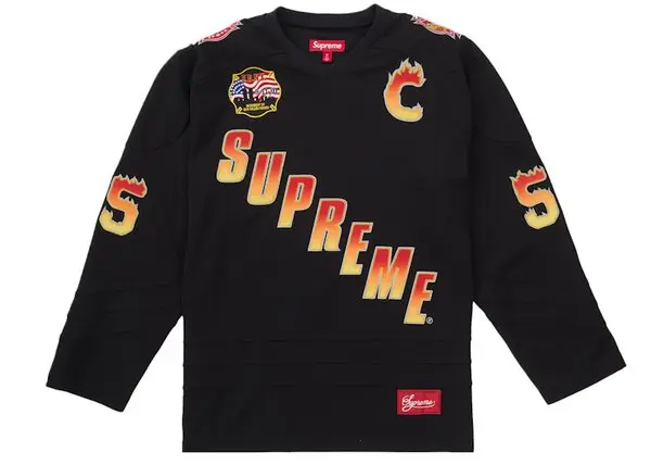 Supreme Fdny Hockey Jersey - Black
