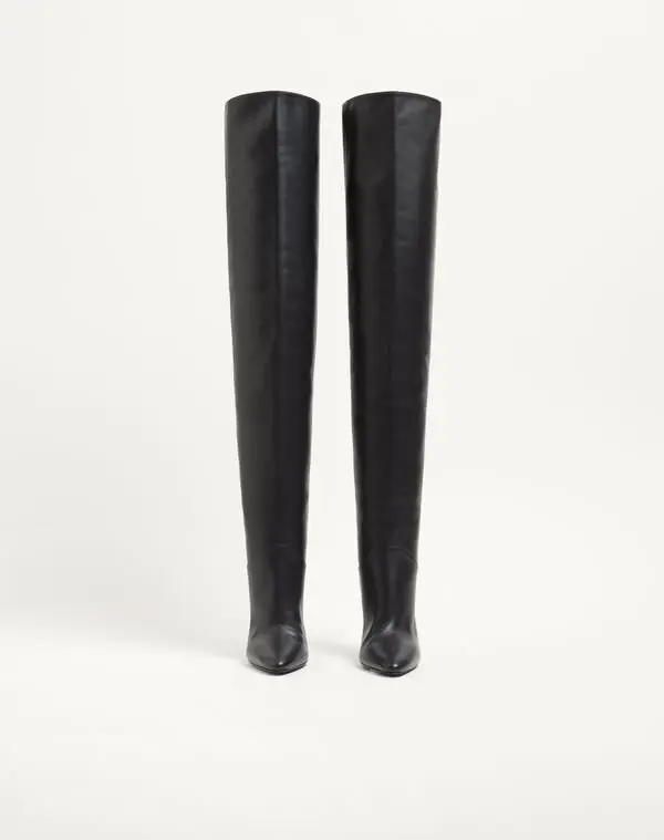 Valentino Garavani Over-the-knee Calfskin Boot 105mm