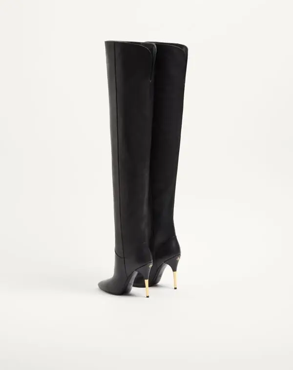 Valentino Garavani Over-the-knee Calfskin Boot 105mm
