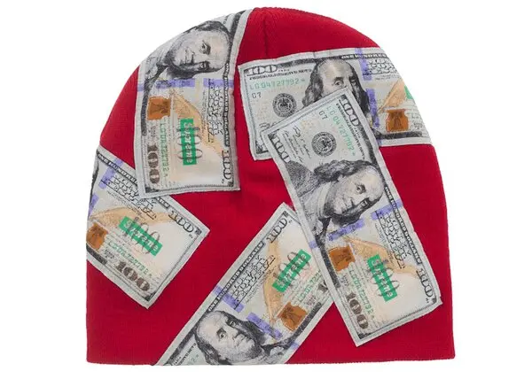 Supreme Money Beanie - Red