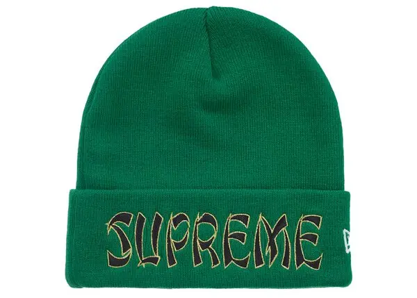 Supreme New Era Action Beanie - Green