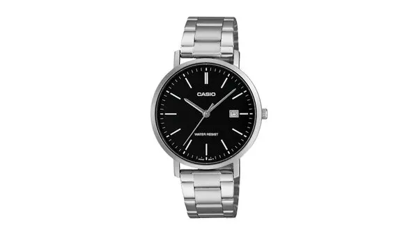 Casio Analog Watch With Stainless Steel Band