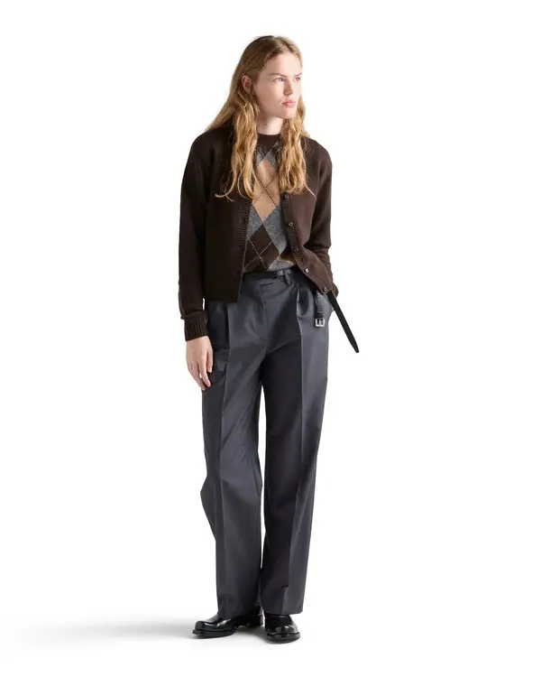 Prada Cashmere Cardigan - Brown