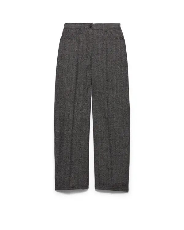 Prada Mouliné Wool Pants