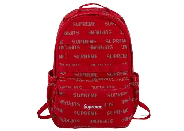 Supreme Logo Backpack - Red