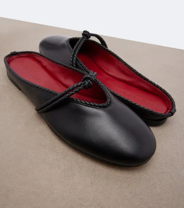 Bottega Veneta Lucia Leather Mules