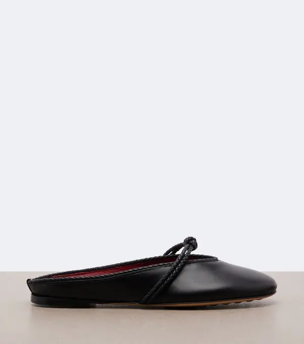 Bottega Veneta Lucia Leather Mules