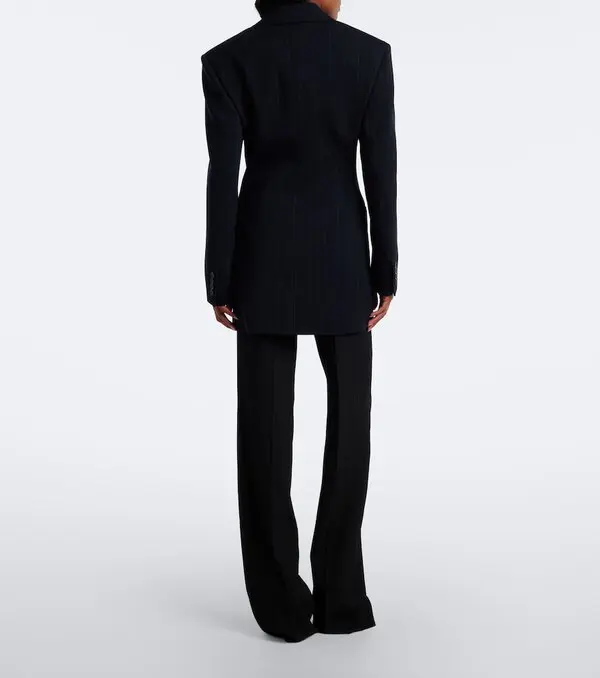 Saint Laurent Wool-blend Straight Pants