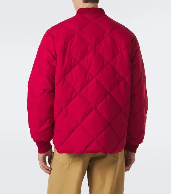 Polo Ralph Lauren Quilted Cotton-blend Bomber Jacket
