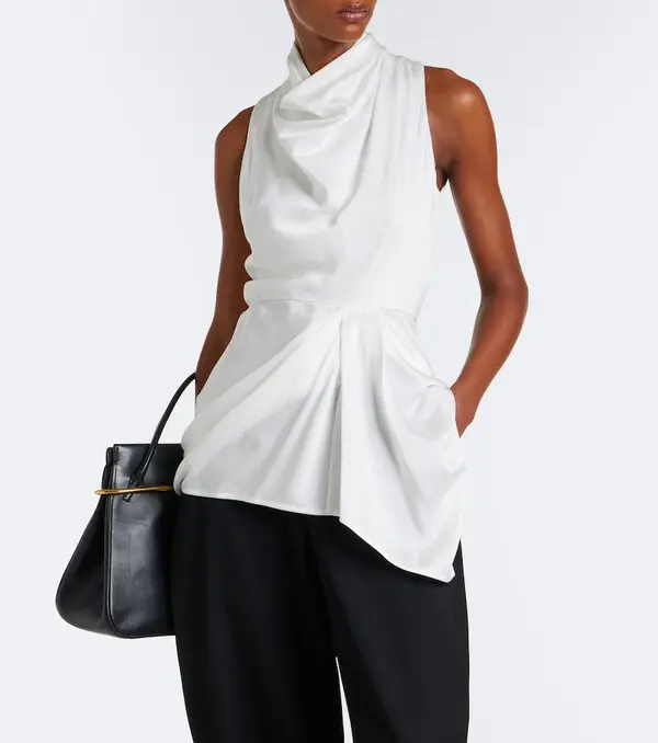 Givenchy Draped Satin Top