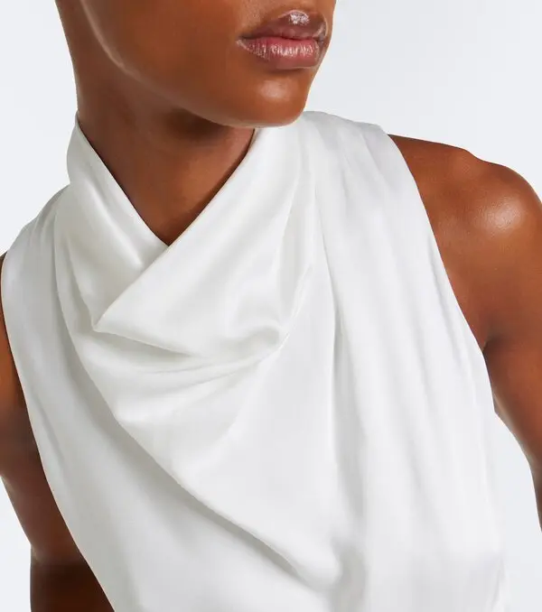 Givenchy Draped Satin Top