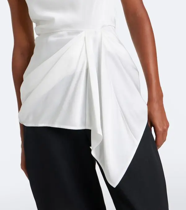 Givenchy Draped Satin Top