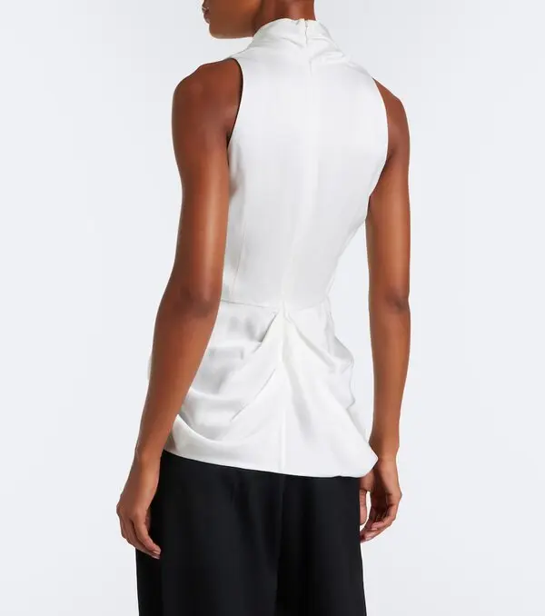Givenchy Draped Satin Top