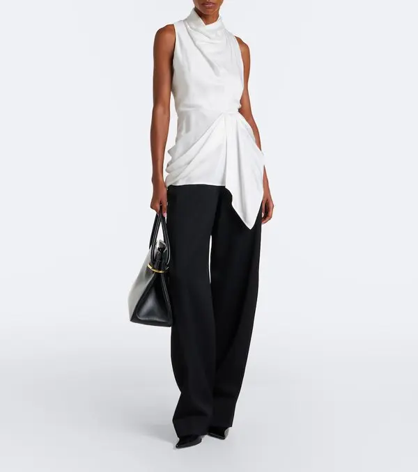 Givenchy Draped Satin Top