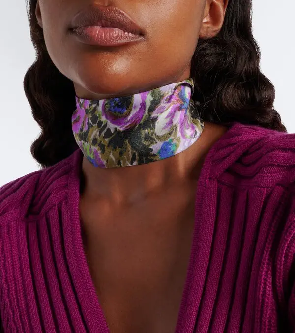 Valentino Garavani Floral Silk Scarf