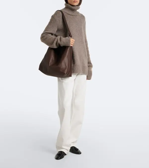THE ROW Ian Large Leather Tote Bag