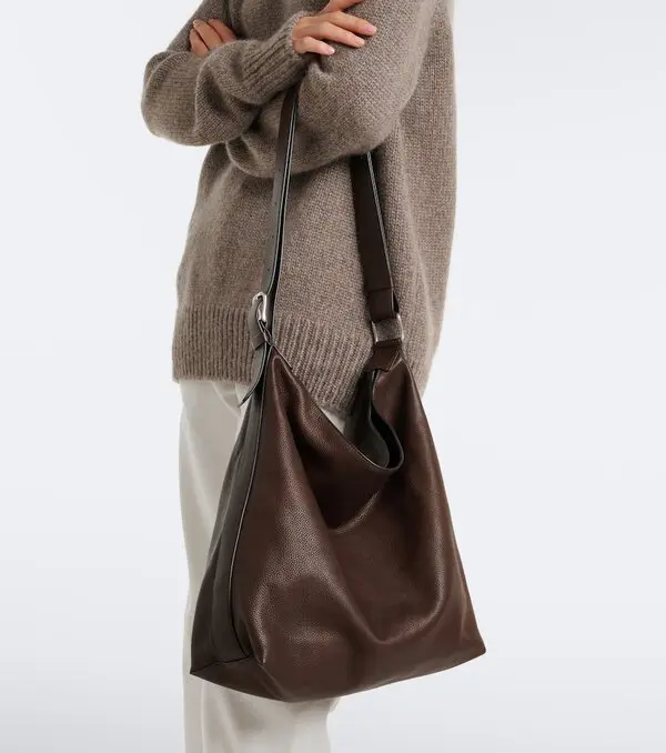 THE ROW Ian Large Leather Tote Bag