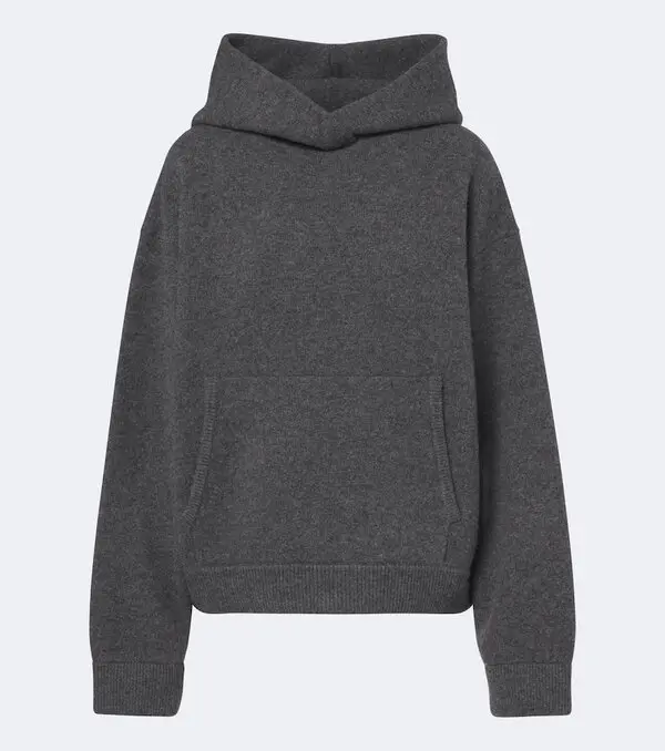 RÓHE Wool-blend Hoodie - Grey