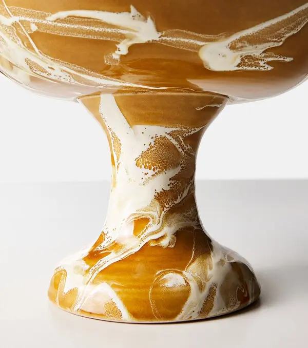 CABANA Marbled Ceramic Fruit Stand