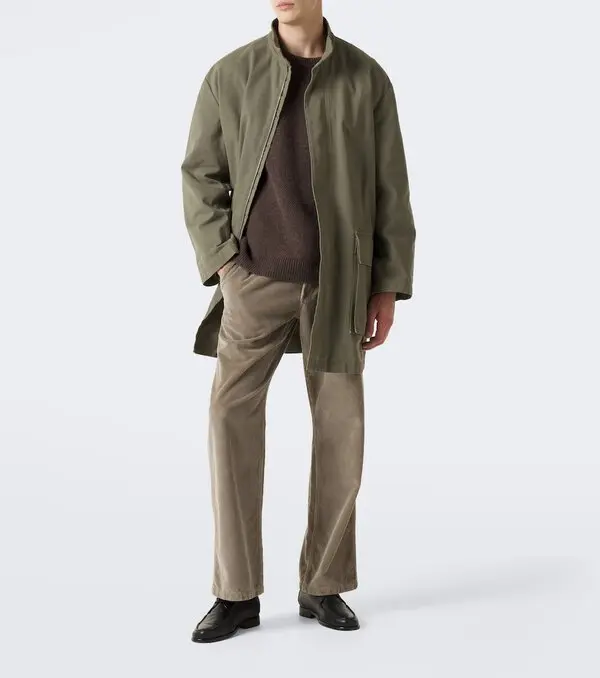 THE ROW Paulo Cotton Corduroy Straight Pants