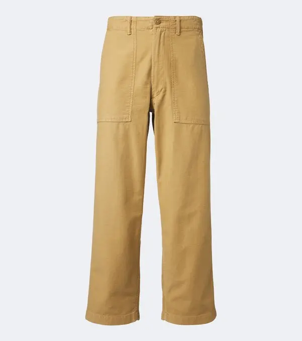 Polo Ralph Lauren Wide-leg Cotton Pants - Beige