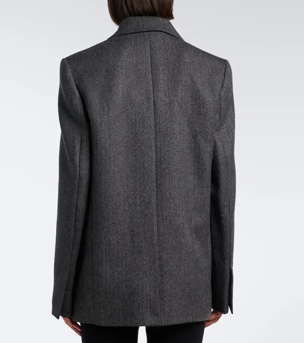 TOTEME Herringbone Wool Blazer