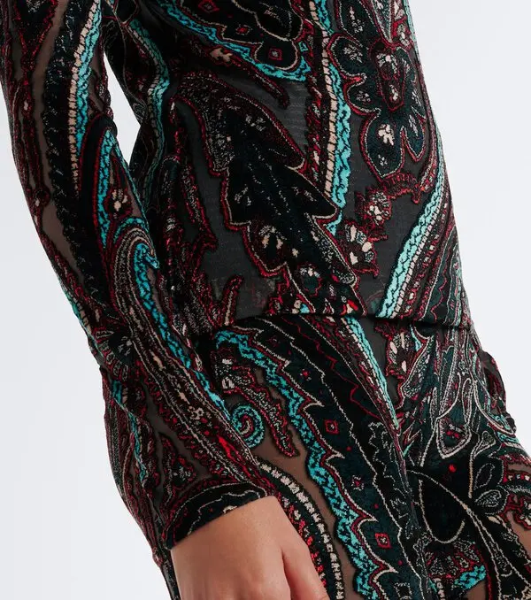Etro Patch-appliqué Paisley Top