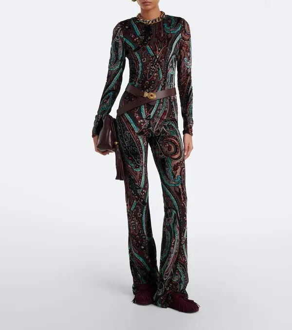 Etro Patch-appliqué Paisley Top