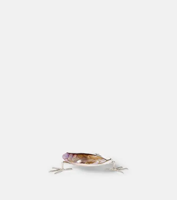 TAVARES 1922 Bird Edit Shell And Sterling Silver Decorative Object - Multicoloured