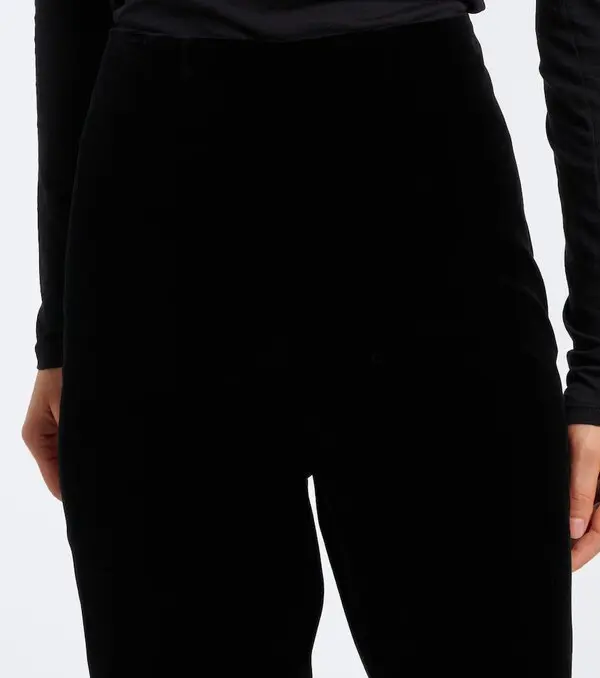 RÓHE Cotton Velvet Cigarette-leg Pants