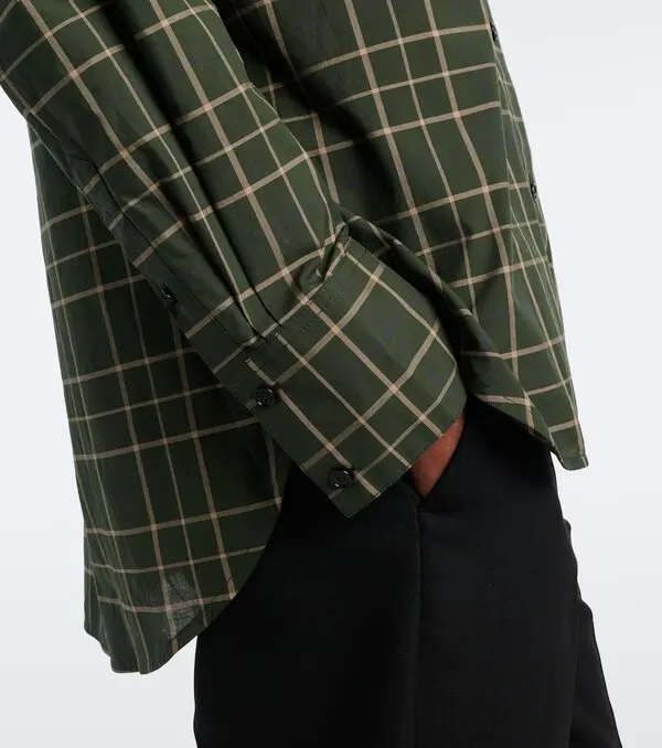 TOTEME Checked Cotton Shirt